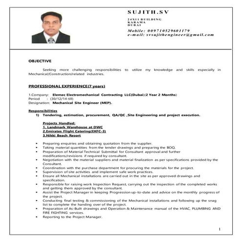 Rameshkumar resume | PDF