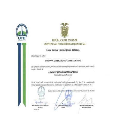 Degree UTE | DOCX
