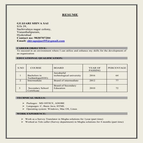 GUJJARI SHIVA SAI | PDF