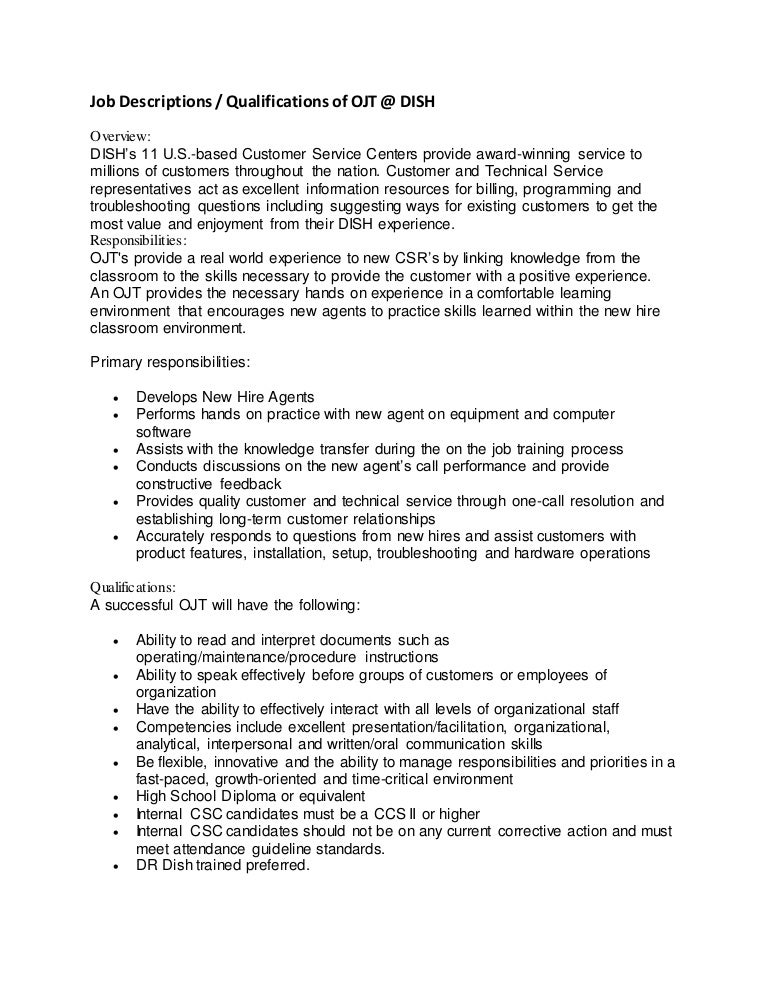Job Descriptions OJT job-descriptions-ojt