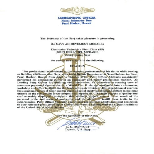 MCDARIS NAM CITATION | PDF