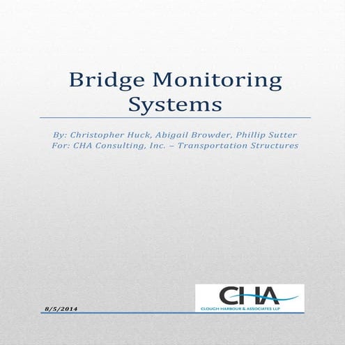 Bridge Monitoring Systems | PDF