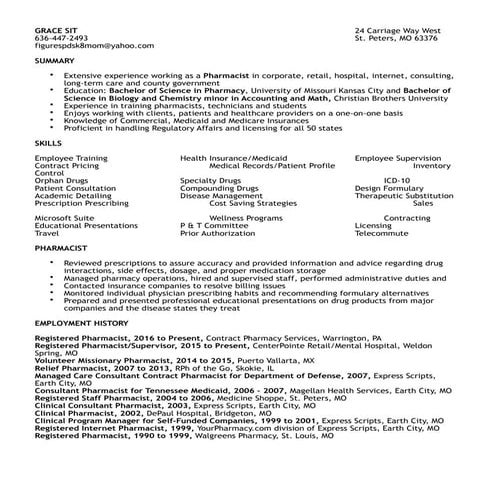 Grace Sit May 2016 resume | PDF