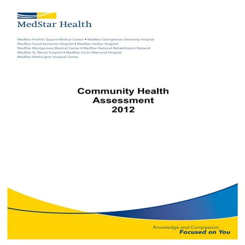 MedStar CHA report 2012 | PDF