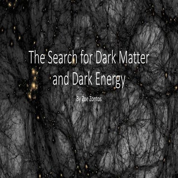 Dark Matter:Energy | PPTX