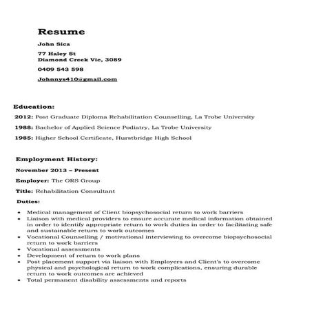 Resume JG | PDF | Foot Health | Diseases and Conditions