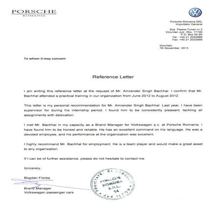 Reference Letter.... | PDF