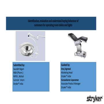 Stryker (Saurabh Nigam) | PPTX