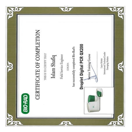 Bio-Rad Droplet Digital PCR QX200 Training | PDF