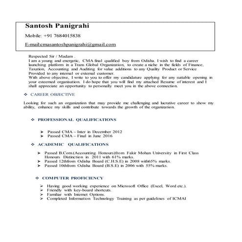 Anil Resume | DOCX