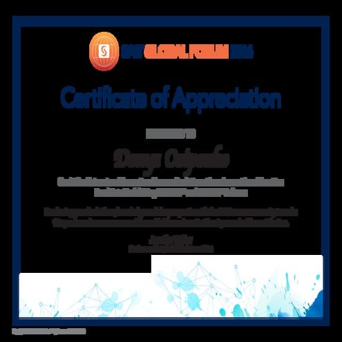 SASGF16 Presenter Certificates 118 | PDF