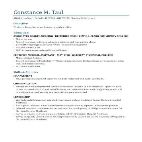 Connie Resume | DOCX