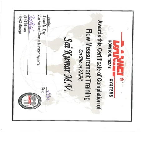 Daniel Certificate | PDF