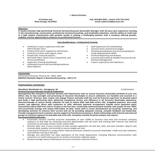 Ramona Hamill Resume | PDF