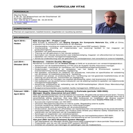 Cv M. van der waard 2020 | DOCX