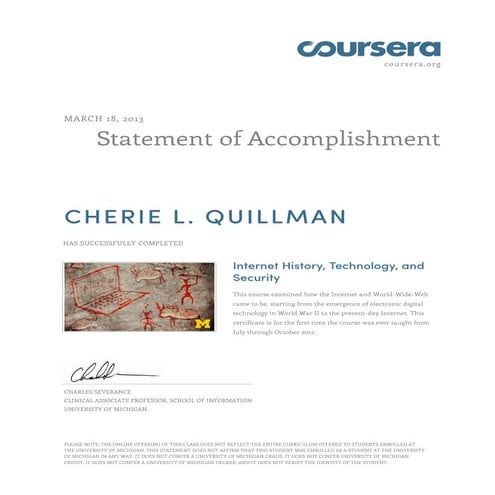Coursera insidetheinternet 2016 | PDF