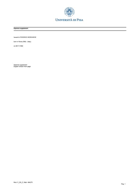 Albertini egm master degree | PDF