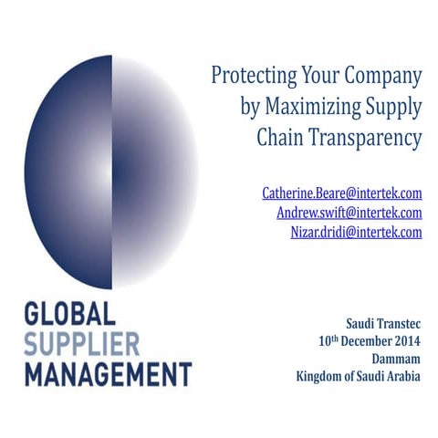 Intertek - Industry Services | PPTX