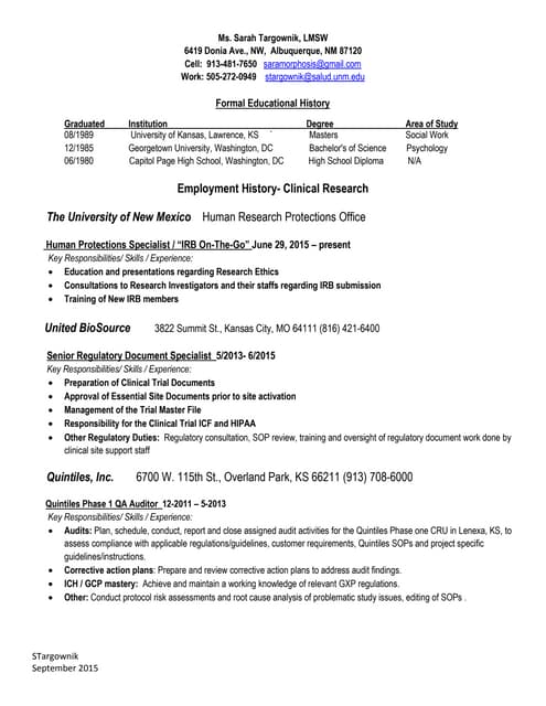 Mandi Jackson Resume | PDF