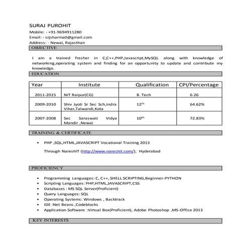 Resume | DOCX | Programming Languages | Computing