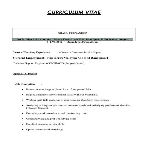 Shaun Resume New | PDF