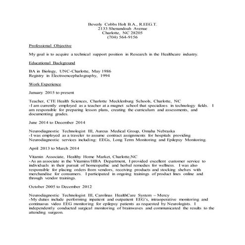 Resume Research | DOCX