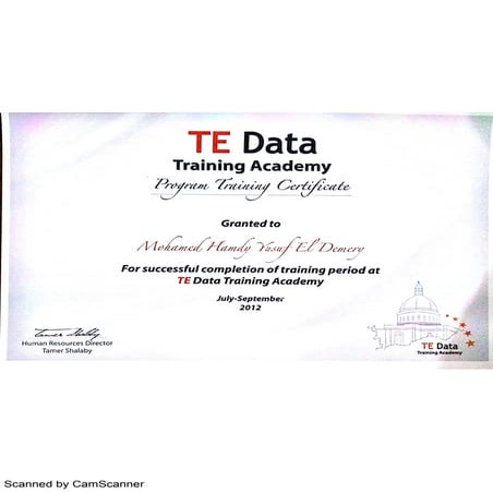 Tedata 2012_1 | PDF