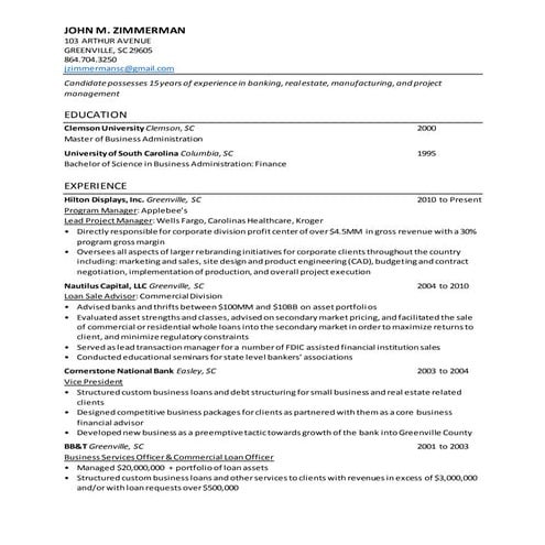 Patrick Resume | PDF