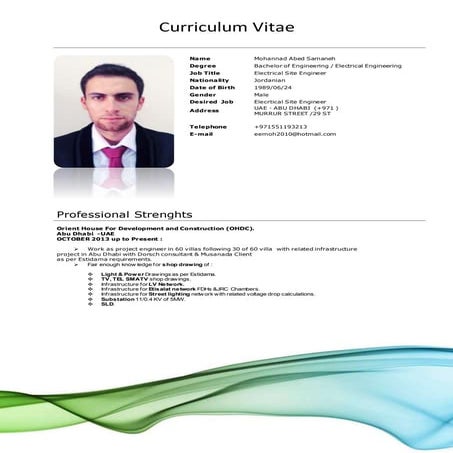mohannad abed samaneh cv | DOCX