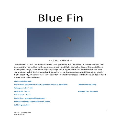 Blue Fin Manual | PDF