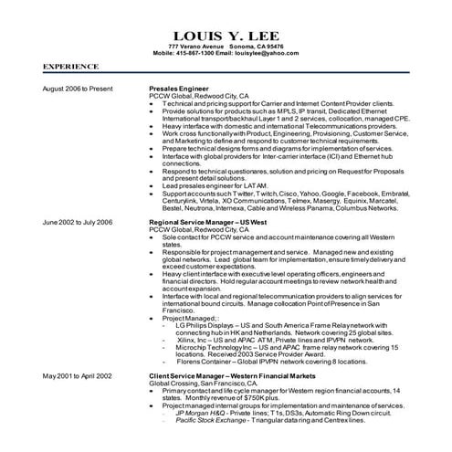 Louis Lee CV 2015 | PDF
