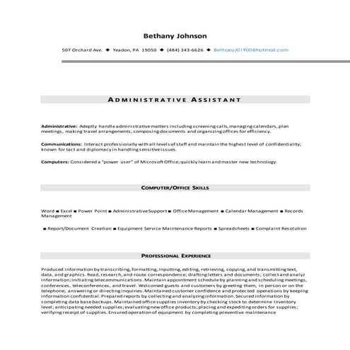 Bethany Johnson presentations