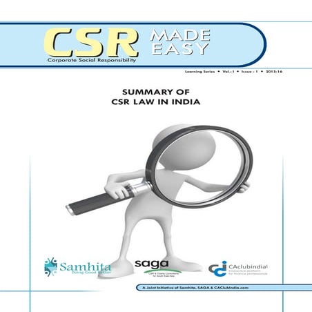 CSR Made Easy Issue 1 | PDF