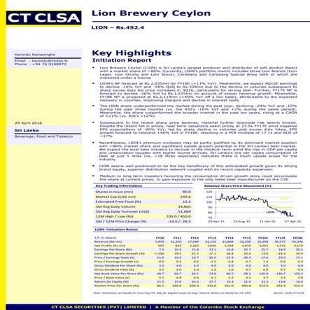 LION Brewery Ceylon | PDF