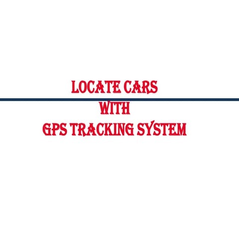 Easy secure vehicle gps tracking system ppt | PPTX