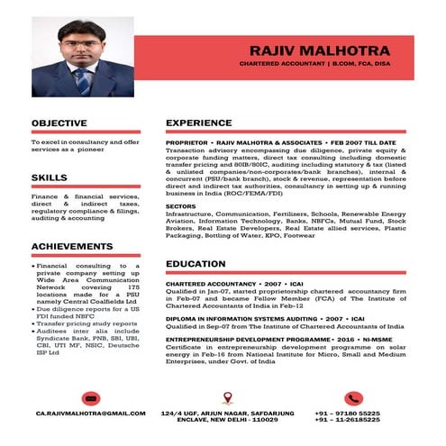 Rajiv Malhotra - Resume | PDF