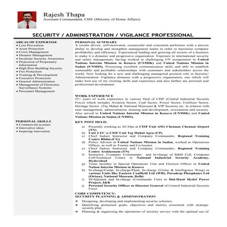 CV Rajesh Thapa | PDF