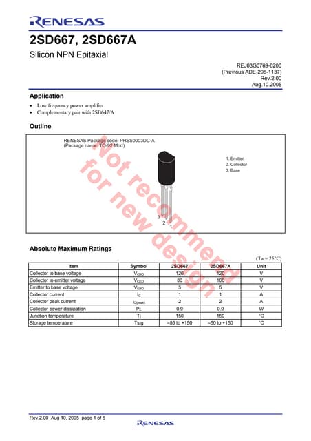 Original NPN Transistor ZTX651 651 TO-92 New | PDF