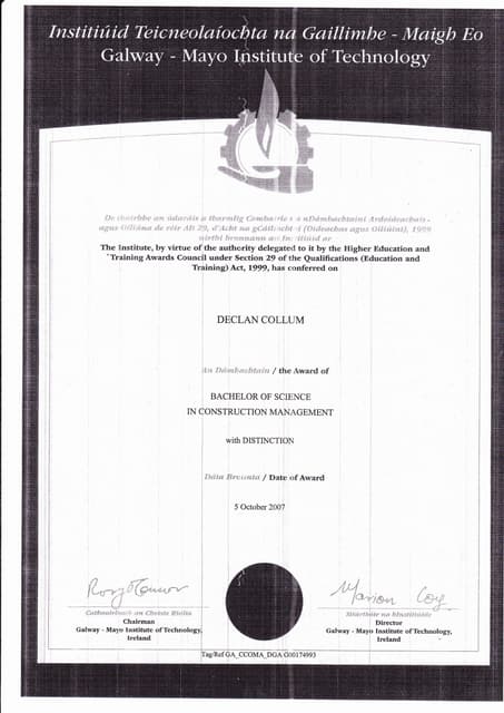 GMIT Year 1 Reults | PDF | Education