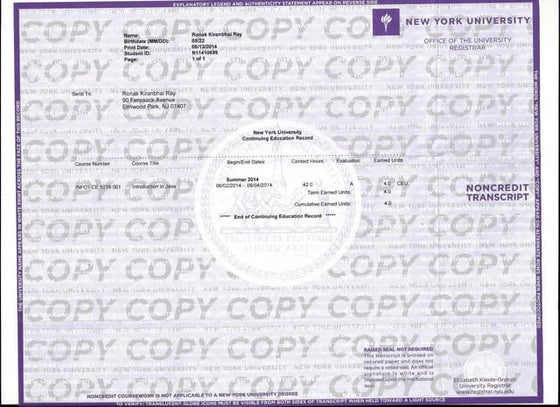 Elaine Hills MSc transcript | PDF