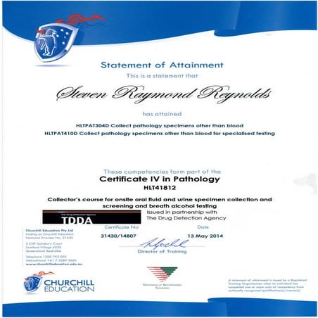 Certificate IV in Pathology | PDF