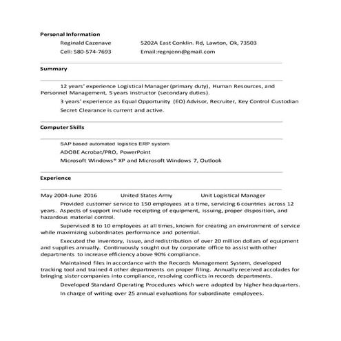 Resume_Hobby Lobby | DOCX