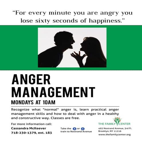 Anger Management flyer | PDF