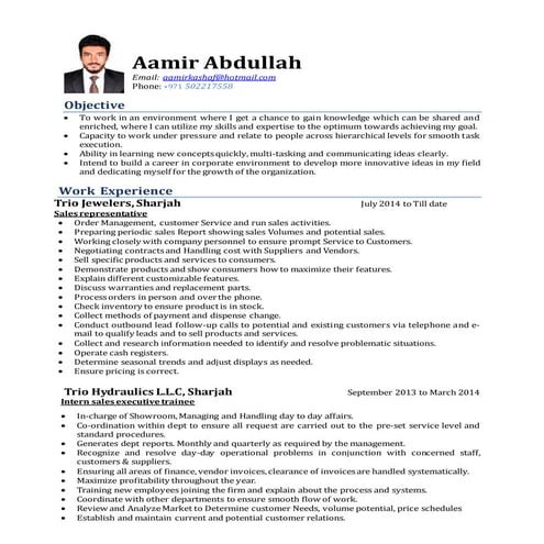 aamir resume-Updated | DOCX