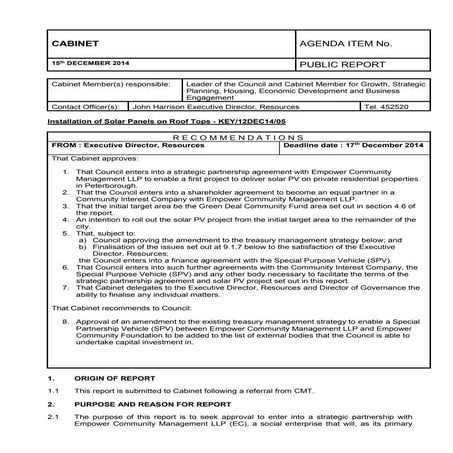 Empower Cabinet Report | PDF