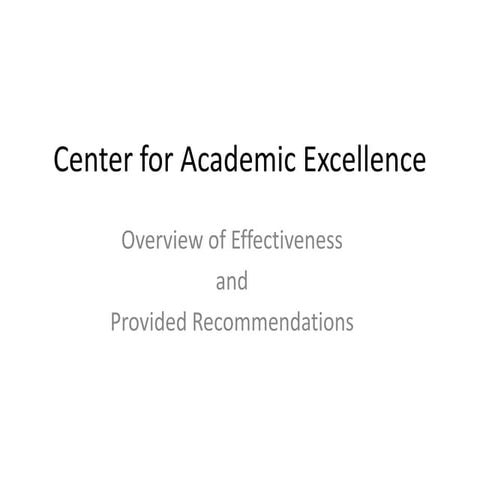 Academic excellence | PPTX