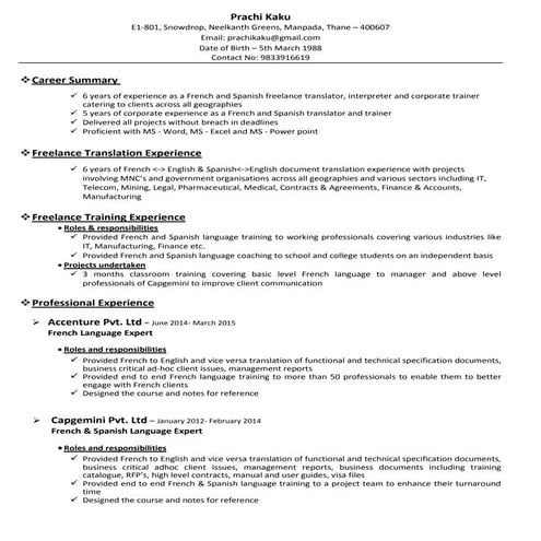 Swati Arya_Resume | DOC
