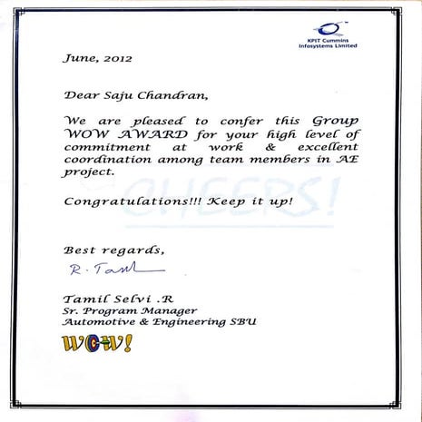 KPIT-WOW AWARD | PDF