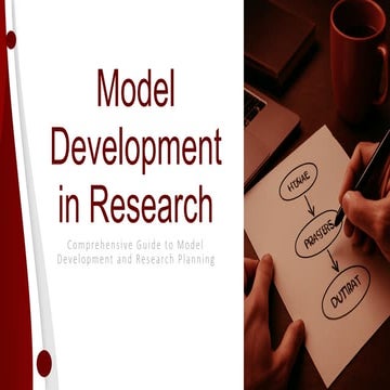 Development of Models - Developing a research plan - Exploration ...
