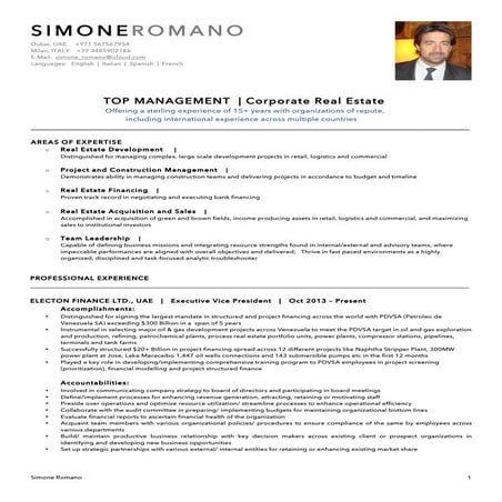 Simone Romano_CV | PDF | Business Administration | Business